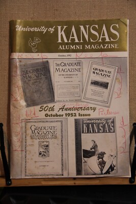 Magazine University of Kansas KU ALUMNI Magazine Oct 1952 USED wear and ...
