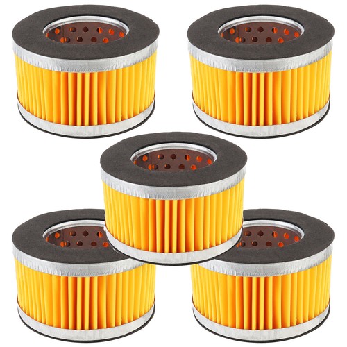 5x Replacement Air Compressor Intake Paper Filter Element Piston Type ...