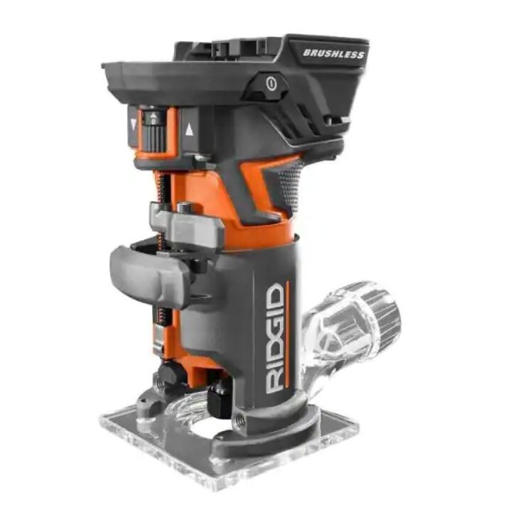 RIDGID 18-Volt OCTANE Brushless Compact Fixed Base Router #1194 | eBay