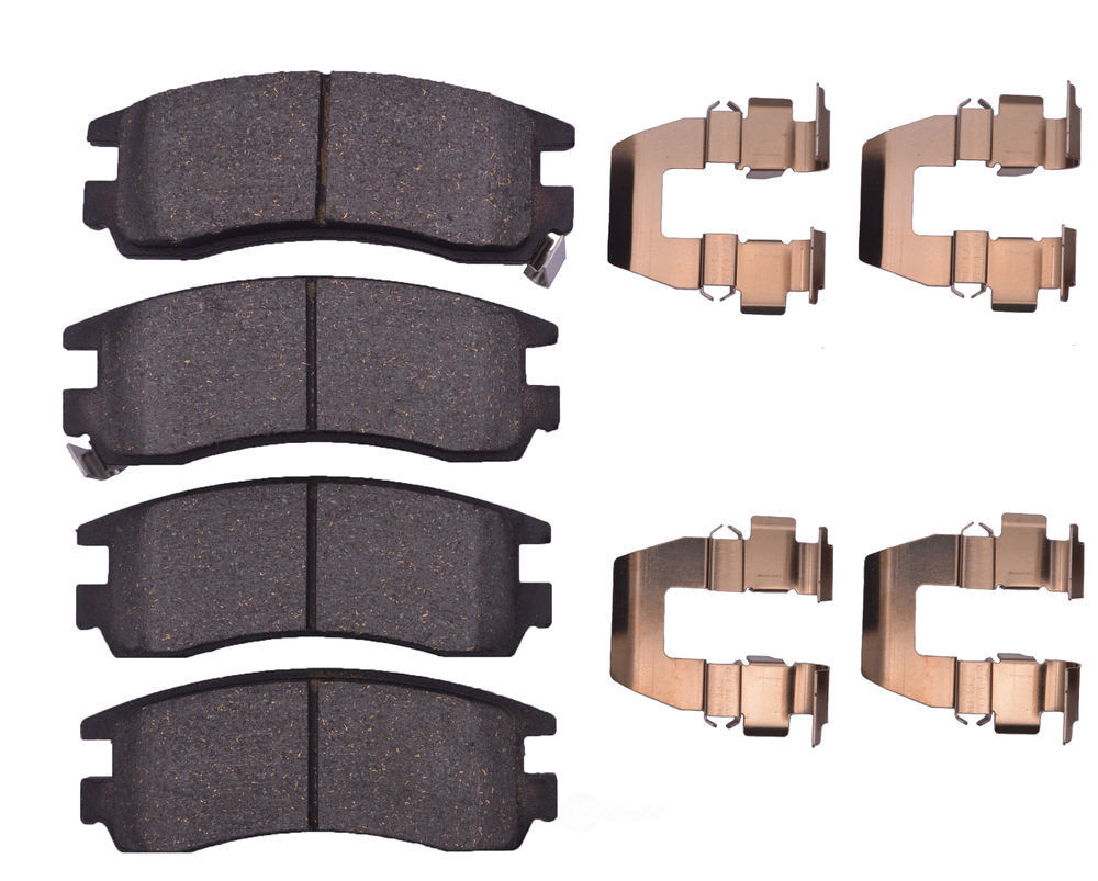 Dash 4 Brake CD698 Disc Pads and Brake Shoes - Disc Brake Pad Set, Rear ...