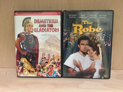 2 Victor Mature (DVD) - The Robe, Demetrius and the Gladiators(FM) | eBay