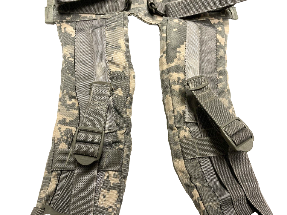 US MILITARY MOLLE II ENHANCED FRAME ACU SHOULDER STRAPS w/ QR & Load ...