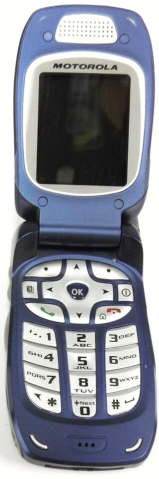 Motorola I series i760 - Blue and Silver ( Nextel ) Rare iDEN PTT Flip ...