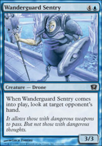 Wanderguard Sentry Light Play, English Magic the Gathering MTG 9th ...