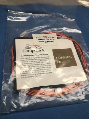 LOT OF 5X CompuLink 62.5/125 LC-ST Duplex-3 M Insertion Loss 0.5 dB ...