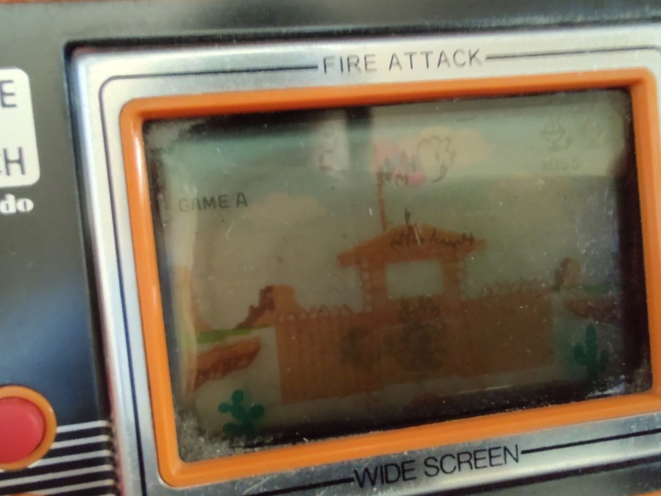 Vintage Nintendo Game & Watch FIRE ATTACK ID-29 Handheld game, Working ...
