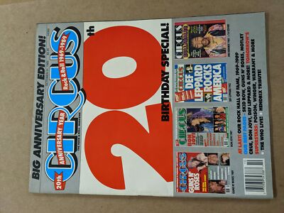 Circus Magazine October 31, 1989 M445 | eBay