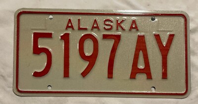 LICENSE PLATES ALASKA 5197AY | eBay