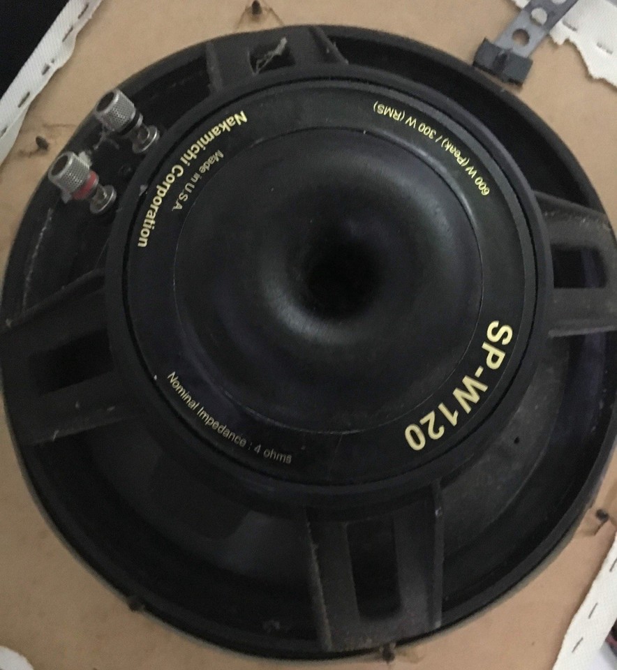 Nakamichi SP-W120 12” Subwoofer 4 Ohm 300W RMS | eBay