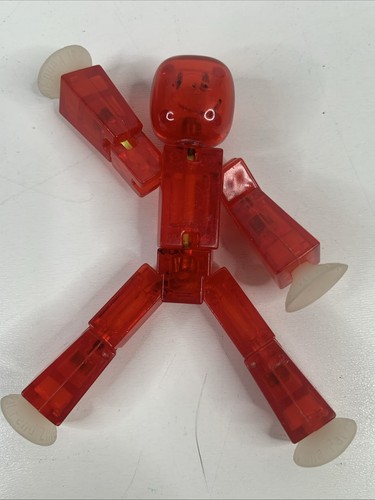 Stikbot Clear and Red Translucent Red String Action Figure Create ...