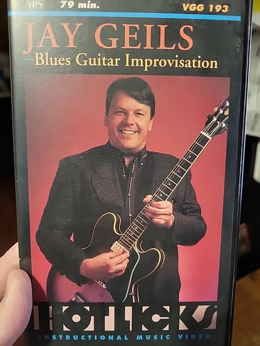Jay Geils Blues Guitar Improvisation Hot Licks VHS | eBay