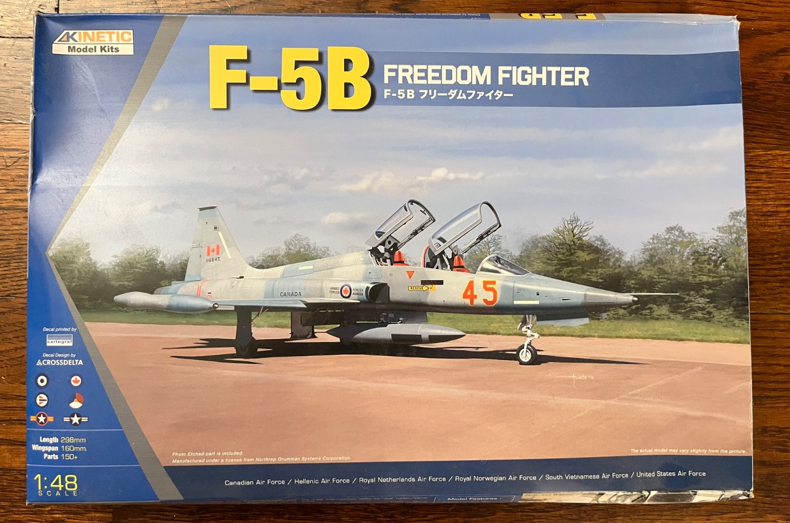 1/48 Kinetic Model Kits F-5B Freedom Fighter Canadian Air Force Jet | eBay
