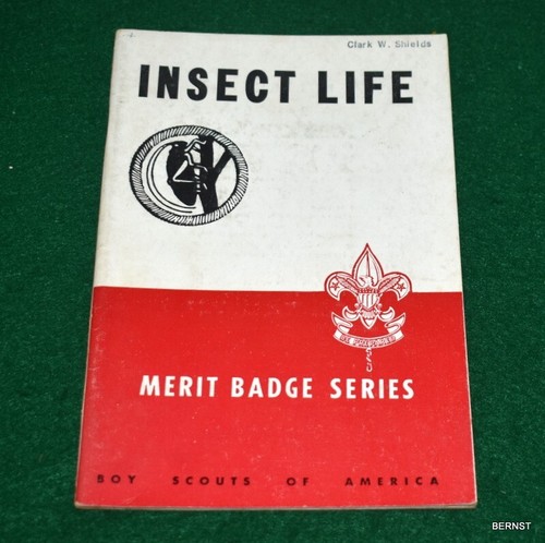 1951 BOY SCOUT MERIT BADGE BOOK - INSECT LIFE | eBay