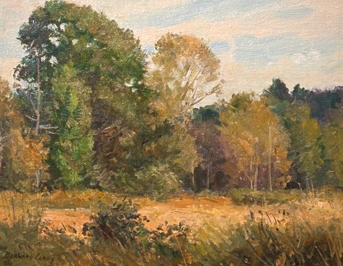 Landscape Artist Bernard Corey Forest Scene | eBay