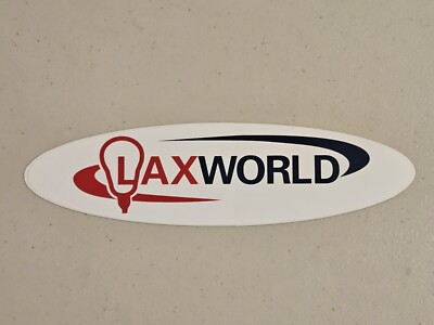 Lax World Lacrosse Sticker / Rare/Vintage - 8”x2.5" - Original Towson ...