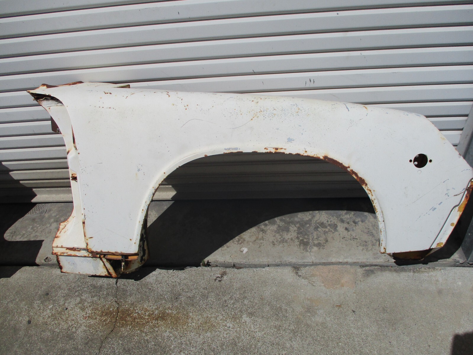 PORSCHE 914 FRONT RIGHT PASSENGER FENDER ASSEMBLY FULL CUT OUT ORIGINAL ...