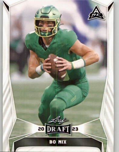 2023 Leaf Draft Bo Nix #32 Oregon Ducks | eBay