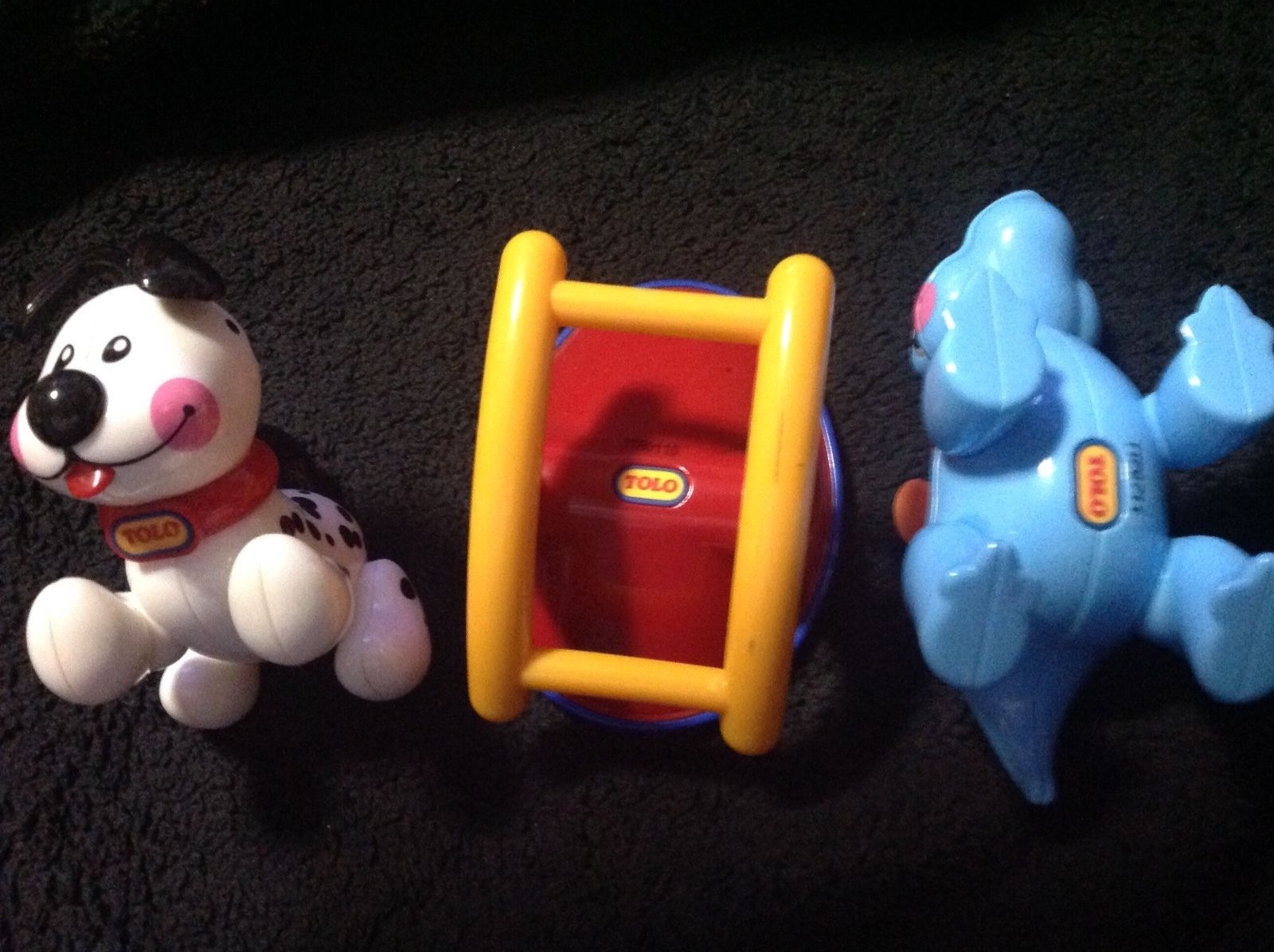 Used Lot of 3 TOLO DOG DINO and ROCKER | eBay
