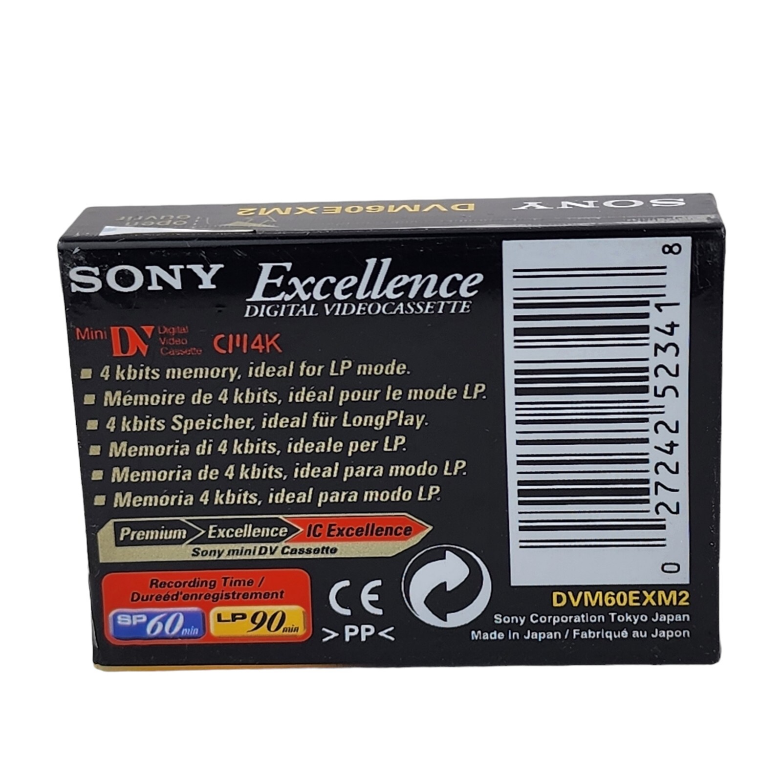 Set of 4 Mini DVC Digital Video Cassette Sony, Panasonic 60/90 Min ...