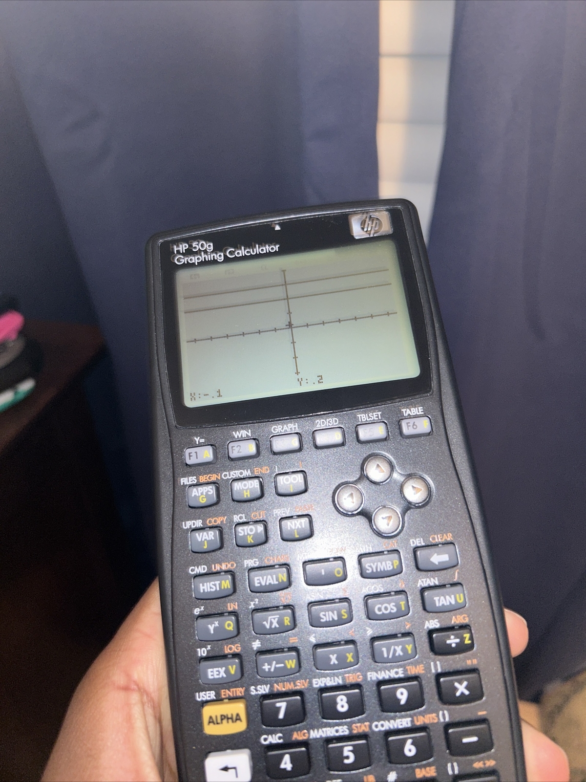 HP 50g Hewlett Packard Graphing Calculator With cable and No Case ...