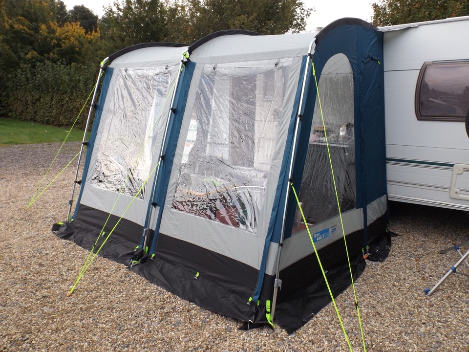 Kampa Rally 260 Caravan Awning - Blue and Grey. | eBay UK