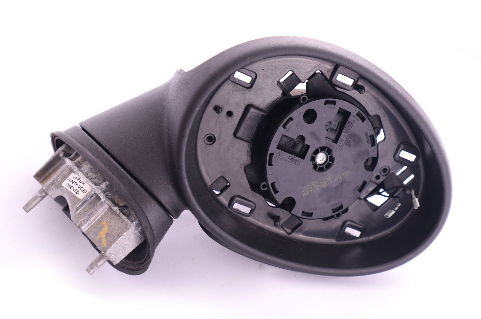 Mini Cooper R55 R56 Right Driver Side O/S Door Wing Mirror Heated Base ...