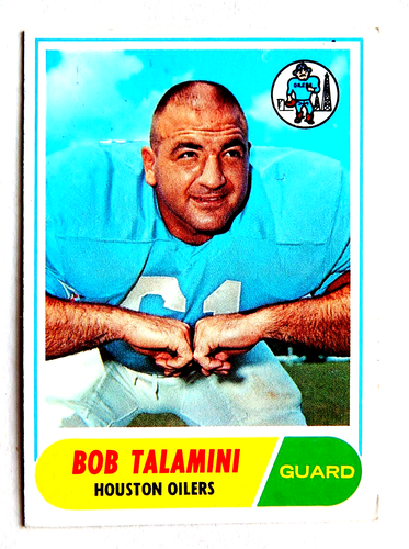 Bob Talamini #68 Topps 1968 Football Card (Houston Oilers) *G | eBay