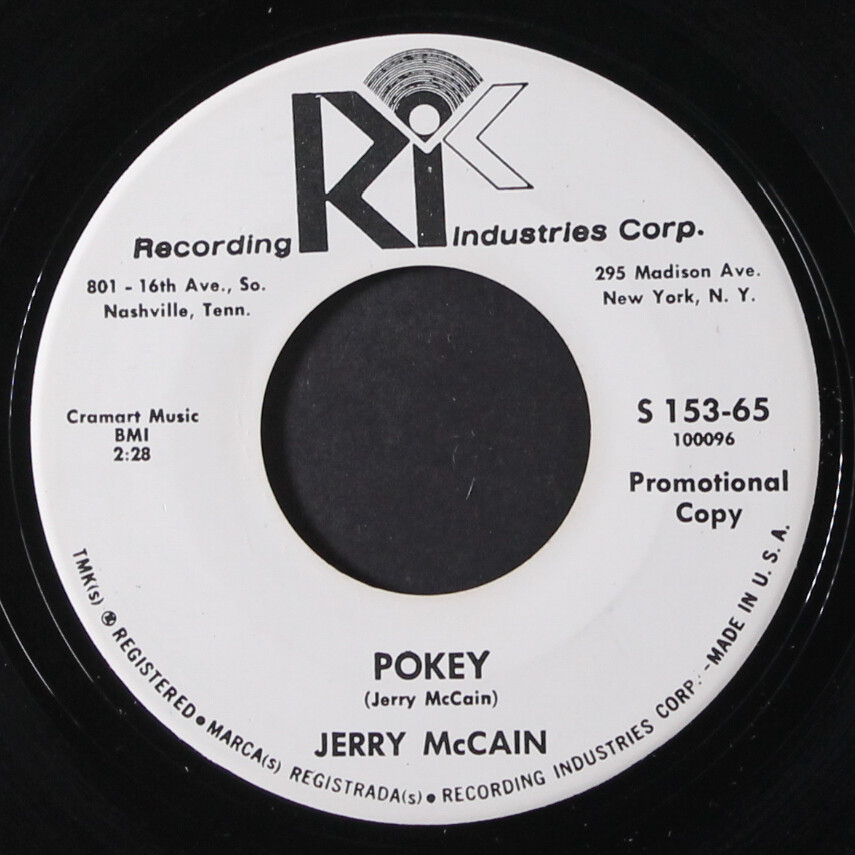 JERRY MCCAIN: here's where you get it / pokey RIC 7" Single 45 RPM | eBay