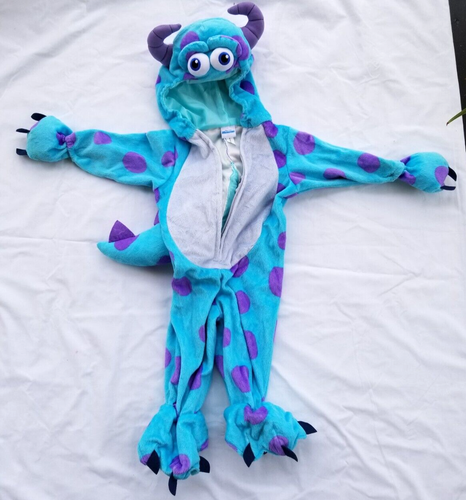 Disney Pixar Monsters Inc Plush SULLY Halloween Costume Blue/Purple 6-9 ...