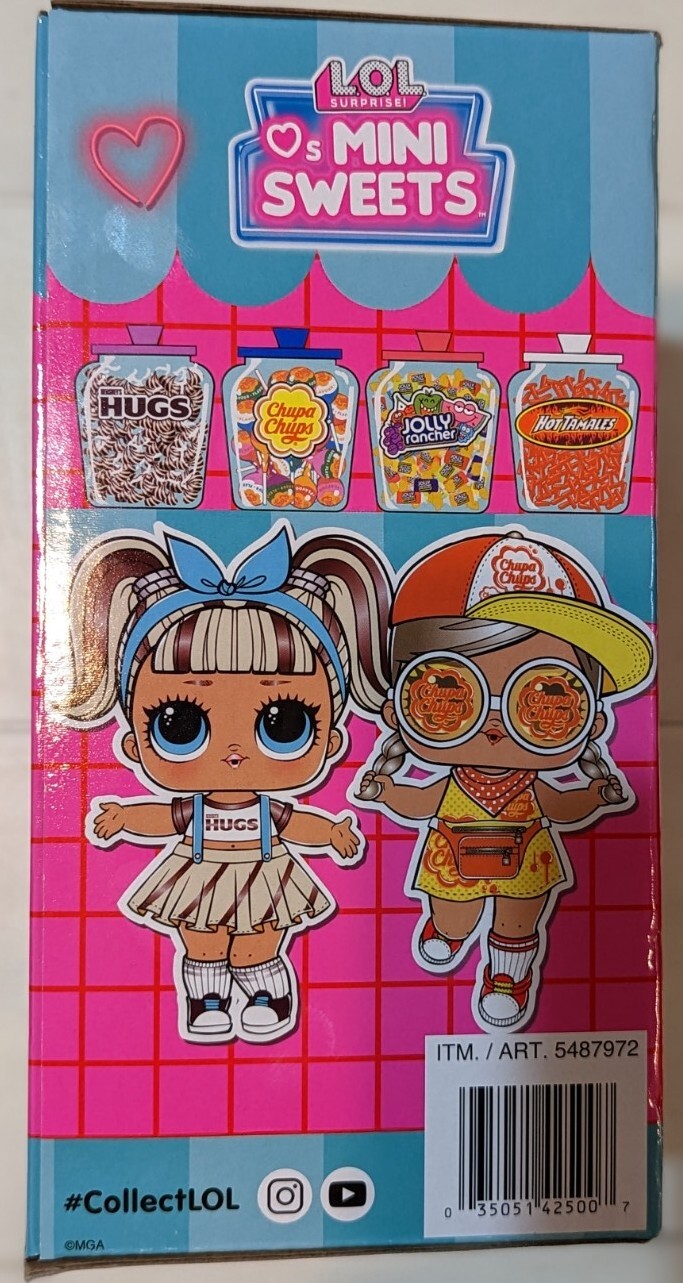 4x LOL Surprise Loves Mini Sweets Dolls Jolly Rancher Hot Tamales Chupa ...