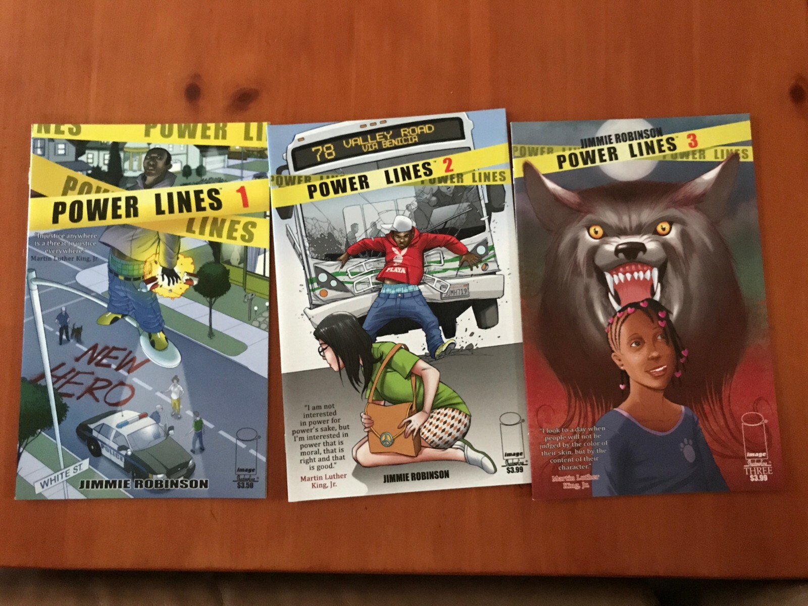 Power Lines #'s 1-3 2016 Complete High Grade 9.2 Image Comic Book Set ...