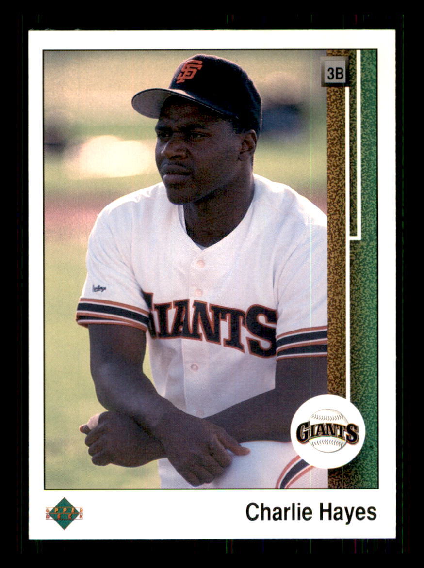 1989 Baseball 1989 Upper Deck Charlie Hayes San Francisco Giants #707 ...