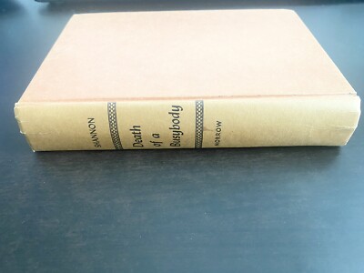 📒Death of a Busybody by Dell Shannon 1963 Book Club HC 2397 | eBay
