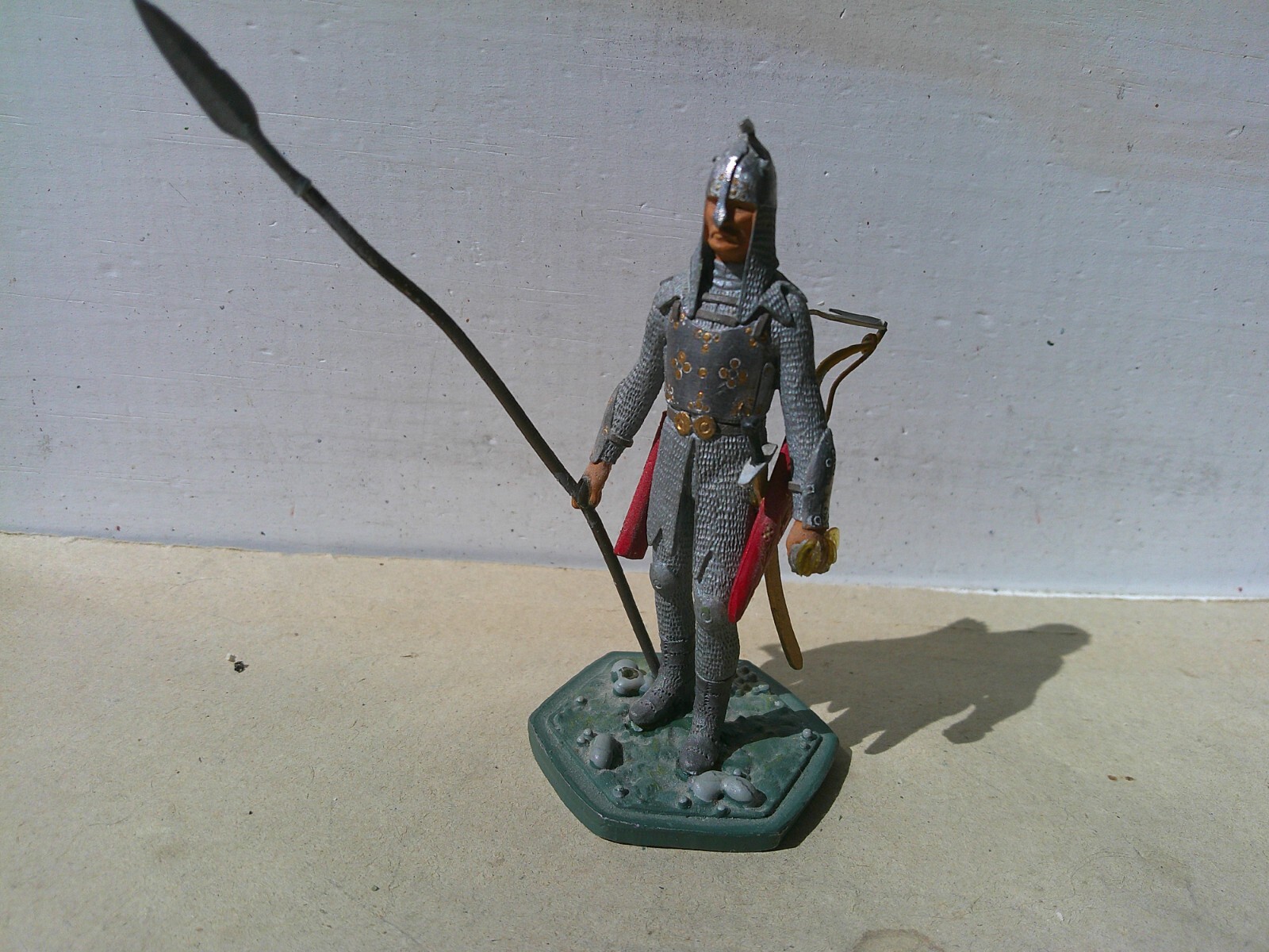 Lasset, Jubilee Miniatures, Moghul Noble knight archer, 70mm lead, well ...