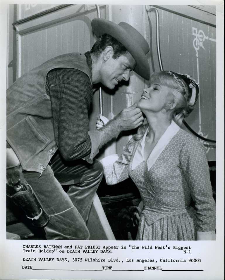 Charles Bateman Pat Priest Death Valley Days Original 8x10" Photo # ...