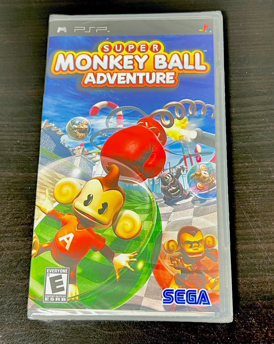 Super Monkey Ball Adventure (Sony PSP, 2006) Brand New Factory Sealed ...