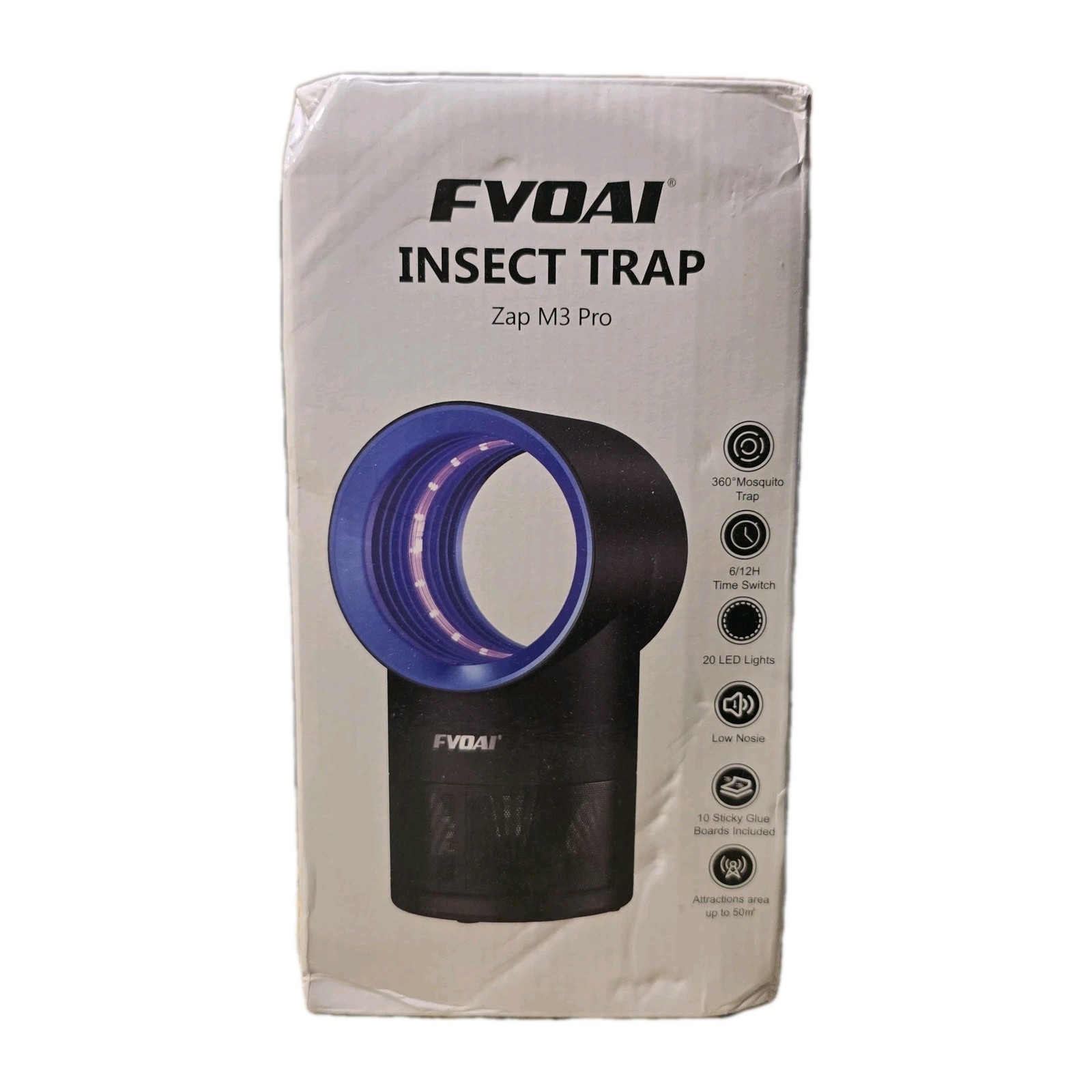 FVOAI ZAP M3 PRO Fruit Fly Trap for Indoors - Black/Blue | eBay