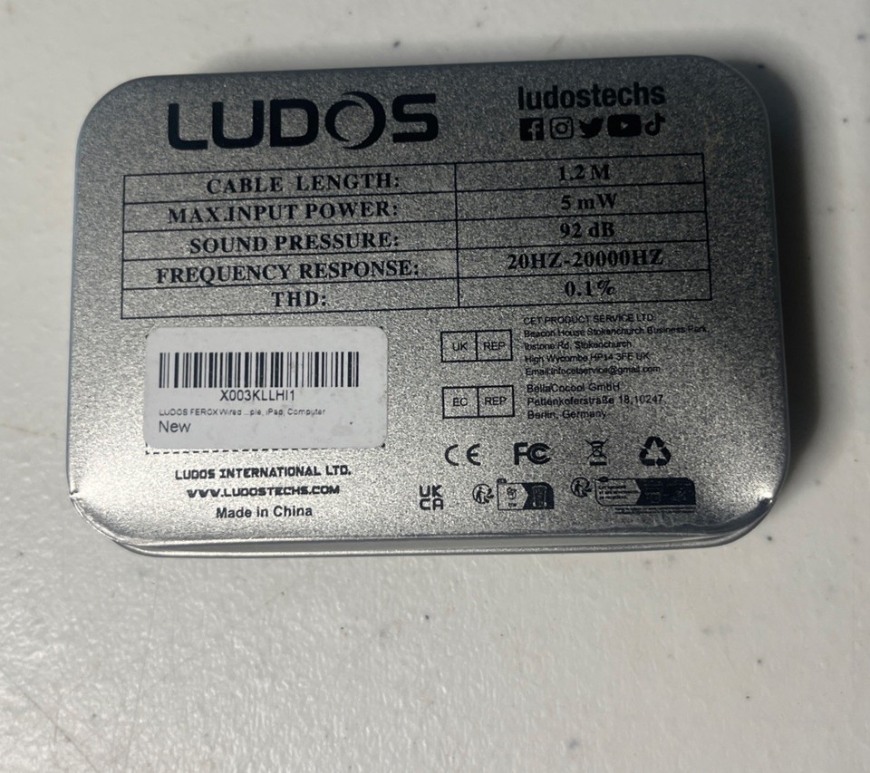 LUDOS Wired Earbuds in-Ear Headphones | eBay