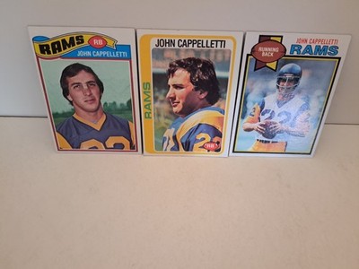 LOT OF 3 JOHN CAPPELLETTI 1970s Cards Rookie #108 453 18 LOS ANGELES ...