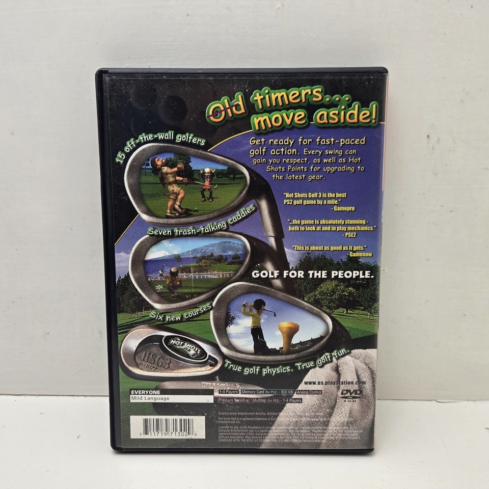 Hot Shots Golf 3 & Real World Golf (PS2) 2 Game Lot CIB Tested Complete ...