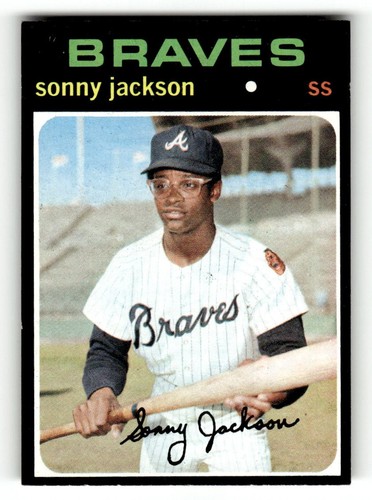 1971 Topps Atlanta Braves Sonny Jackson #587 NM | eBay