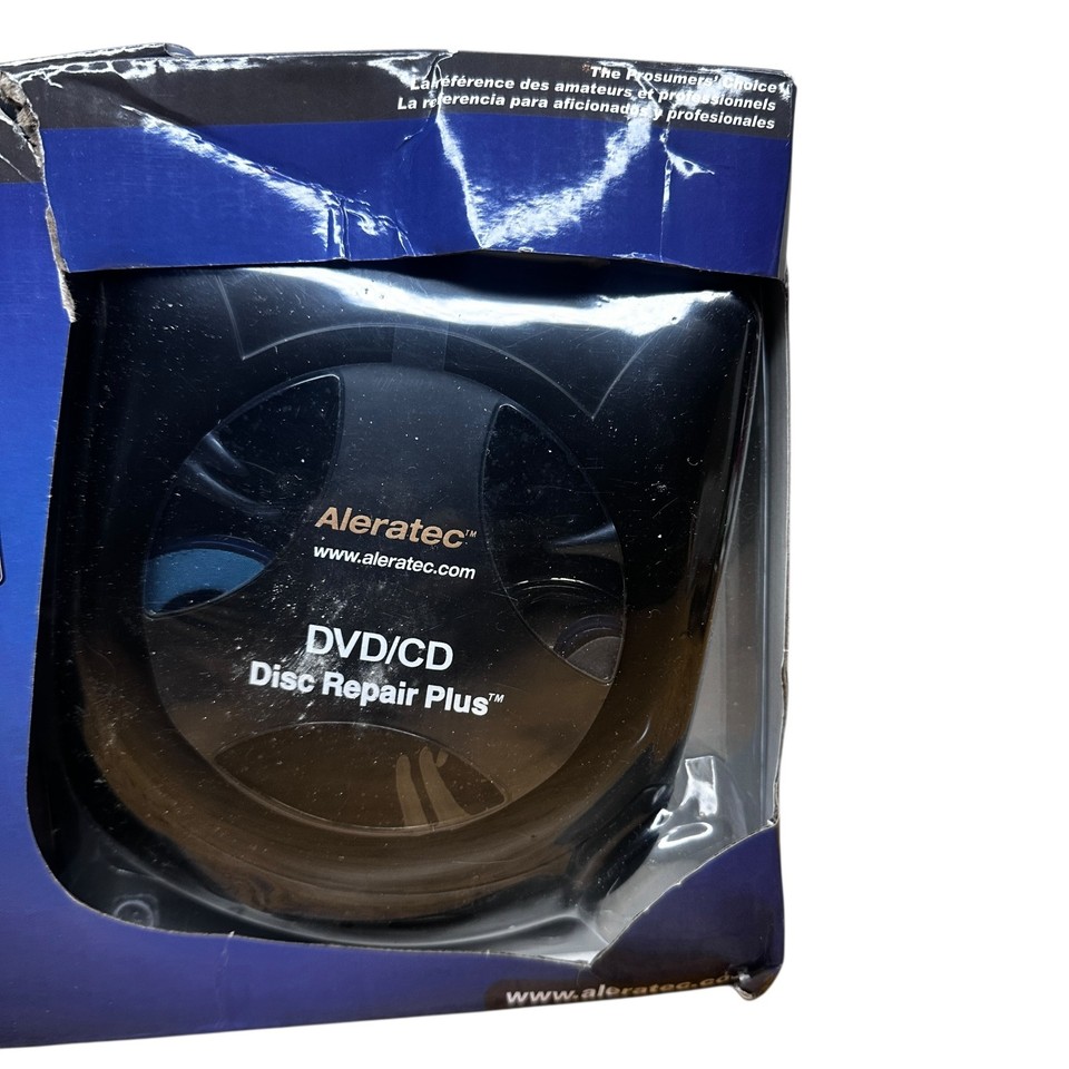 Aleratec Motorized Disc Repair System – CD DVD Blu-ray Drive Resurfacer ...