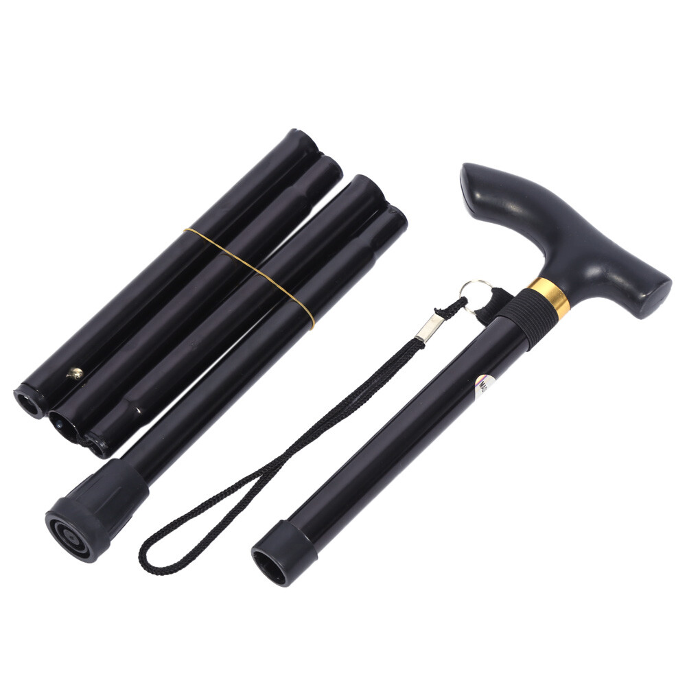Aluminium Folding Cane Anti Slip Adjustable Outdoor Sports Walking ...