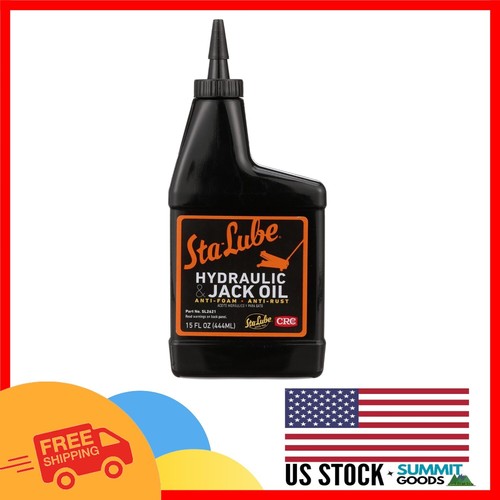 Hydraulic & Jack Oil - 15 Fl. Oz. Amber Anti-Foam, Anti-Rust, 20W Oil ...