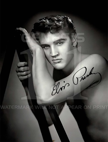 ELVIS PRESLEY SIGNED PHOTO 8.5X11 AUTOGRAPH SIGNATURE ORIGINAL POSTER ...