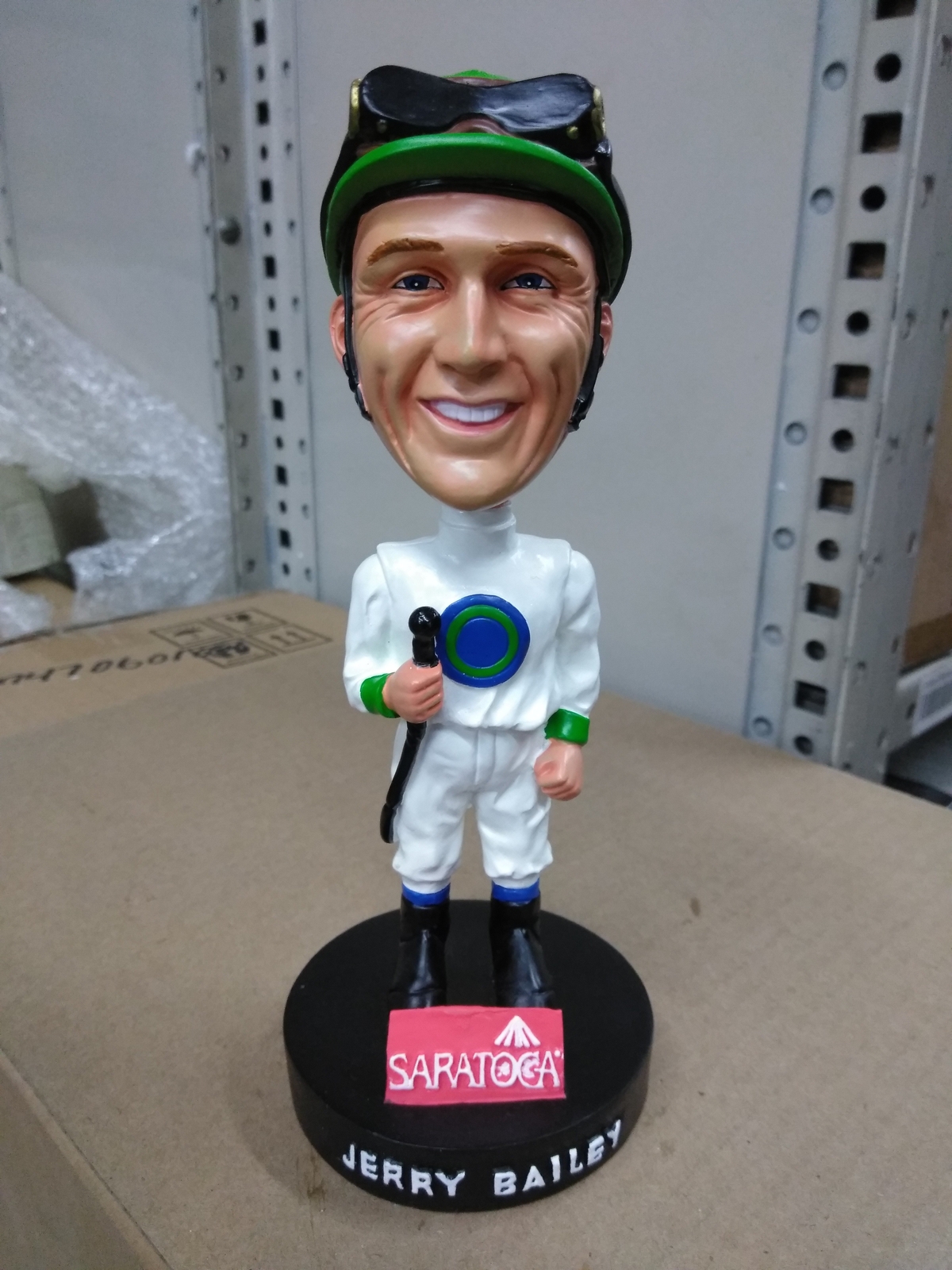 Jerry Bailey Bobblehead Horse Racing Jockey Bobblehead | eBay