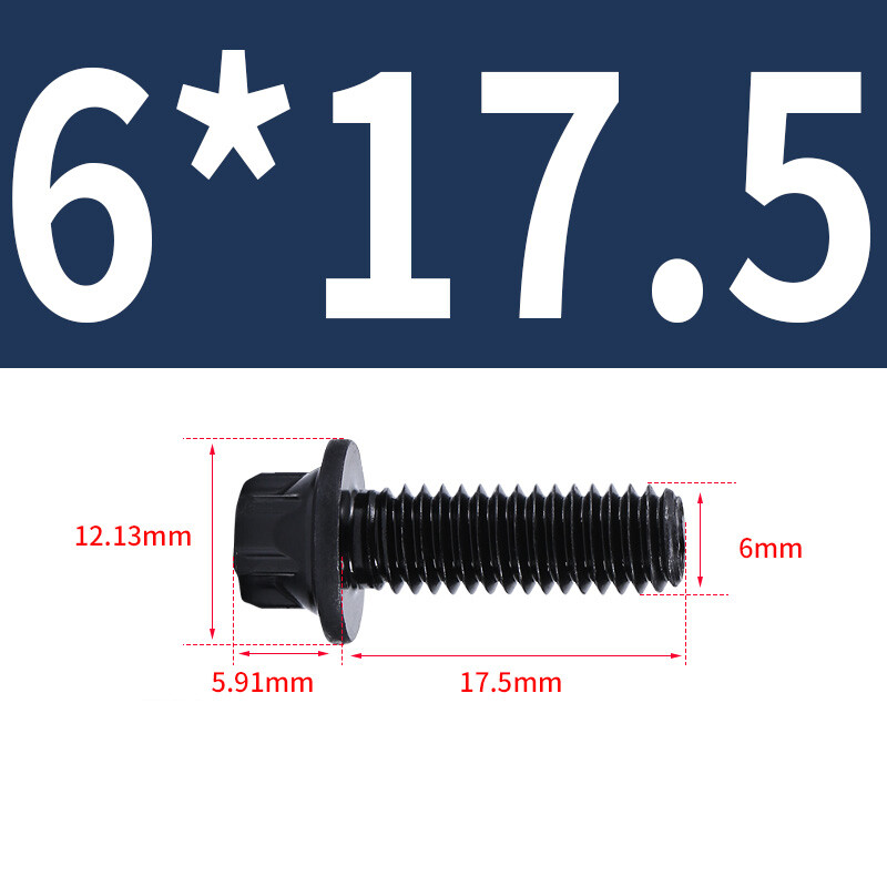 M5 M6 Torx Hexalobular Socket Head Screws anti theft Bolt With Flange ...