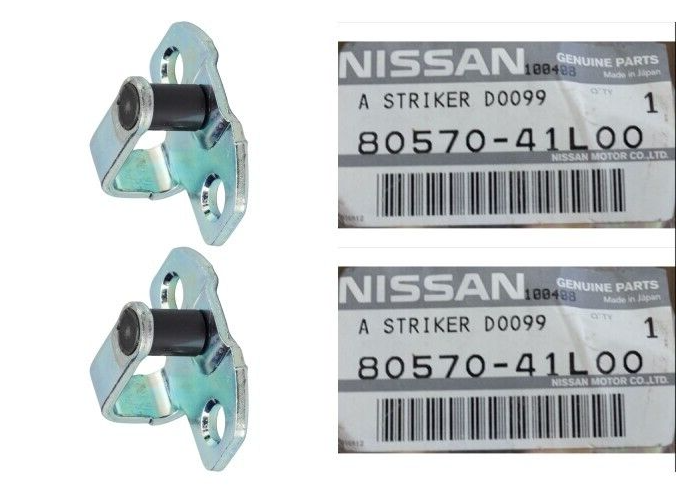 Nissan Genuine OEM 80570-41L00 Door Striker Latch Set LH RH S12 S13 ...