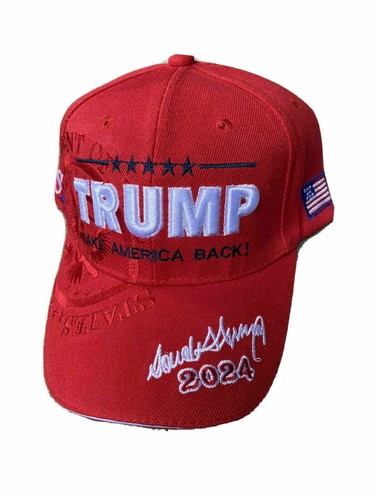 TRUMP WON TRUMP VANCE 2024 45 47 Embroidered RED Hat Cap X1 | eBay