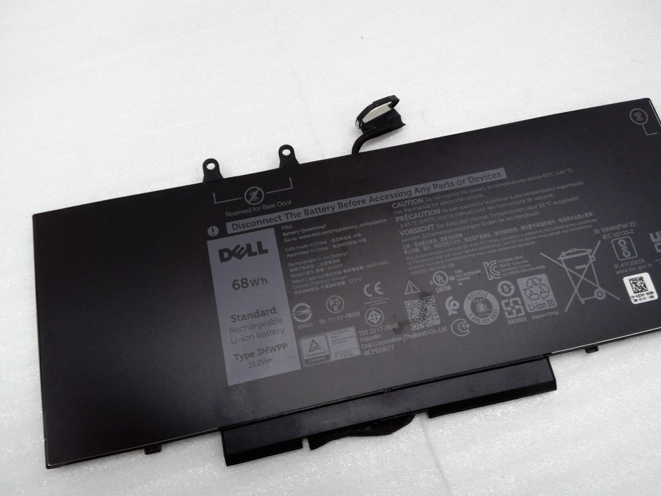 Genuine OEM Dell Battery 68Wh 15.2V 3HWPP for Dell Latitude 5401 5501 ...